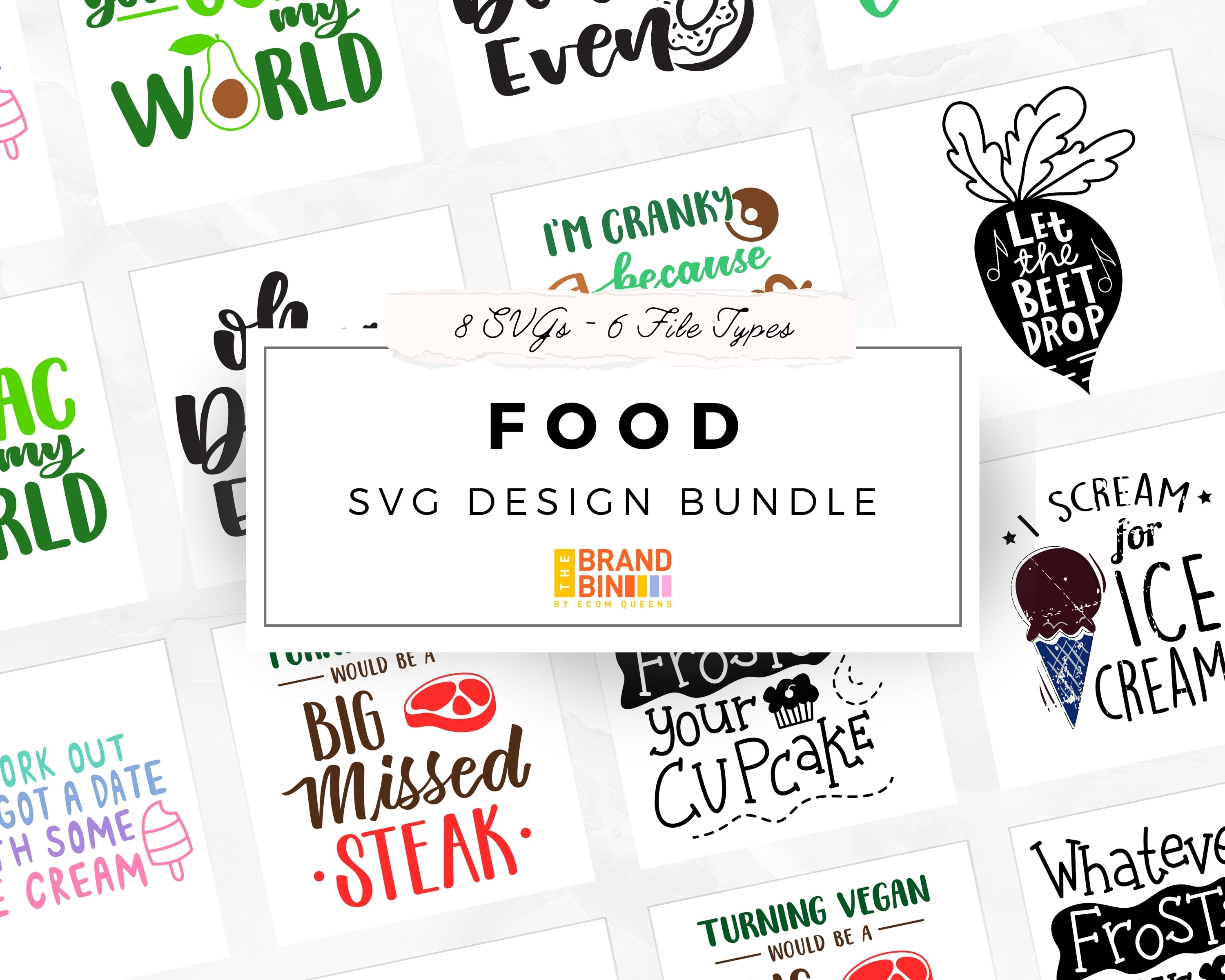 Food SVG Bundle Digital Designs – The Brand Bin