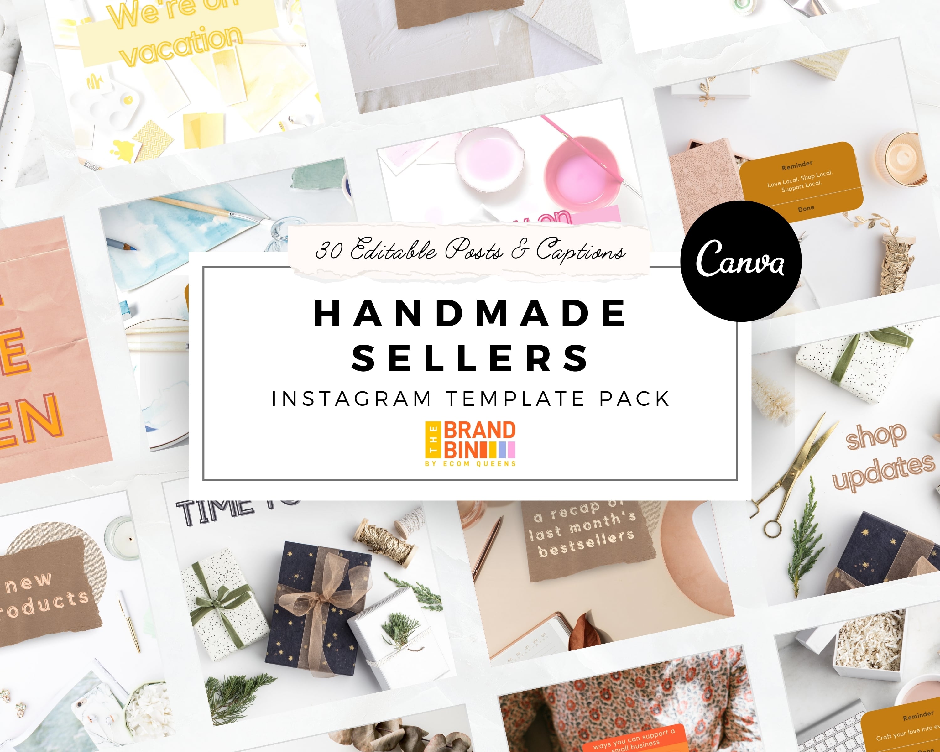 Handmade Sellers Social Media Banners – The Brand Bin