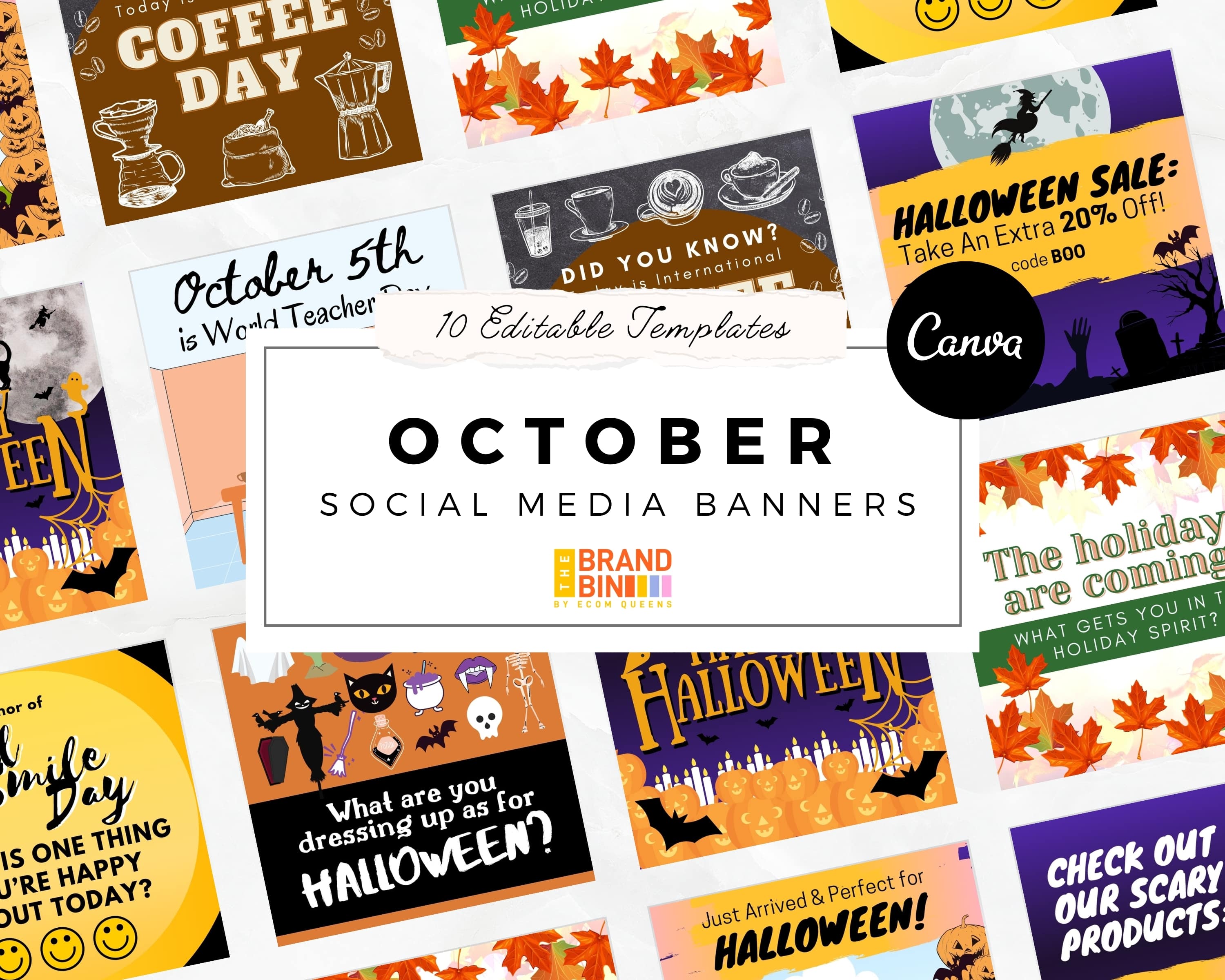 October Social Media Banners – The Brand Bin